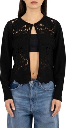 LuckyLu Femme, Pulls, Noir, Taille: 40 FR Cardigan
