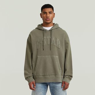 G-Star Applique Relaxed Hoodie Sweater - Braun - Herren