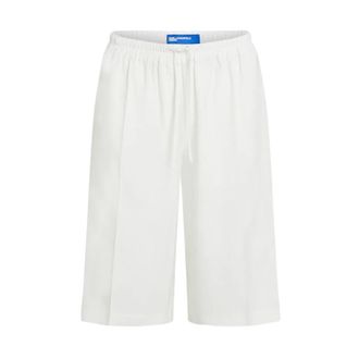 Karl Lagerfeld Shorts mit Kordelzug - - Shorts - Damen - Wei&szlig; - S