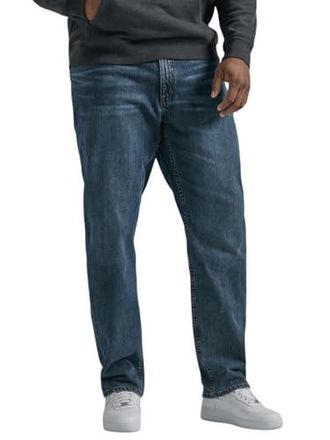 Lee Jean Droit décontracté Big & Tall Legendary pour Homme, Lieutenant, 54W x 29L