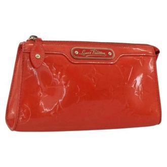 Louis Vuitton Pochette en cuir vintage doccasion - Femme - Pre-owned - Rouge - Taille: ONE Size