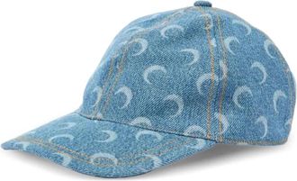 Marine Serre Femme, Accessoires, Bleu, Taille: ONE Size Casquette de baseball Moon