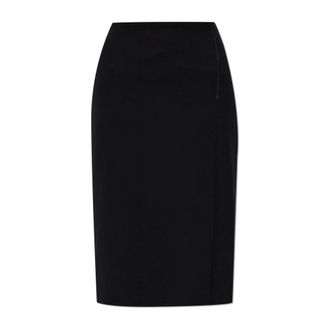 Jil Sander Rock mit rohem Saum - - Skirts - Damen - Schwarzk - XL