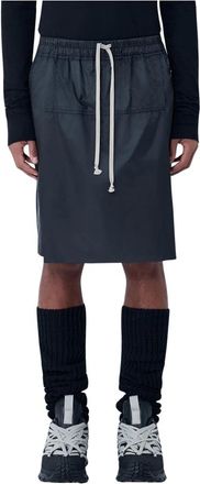 Moncler Homme, Shorts, Noir, Taille: S Drawstring Midi Kilt Shorts