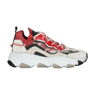 Ash Sneaker aus Mesh und Wildleder mit Trekking-Schn&uuml;rsenkeln - - Shoes - Damen - Mehrfarbig - 38 EU