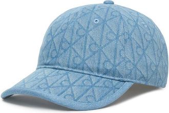 Calvin Klein Cap Denim Emblem Burnout LV04F5042G Blau