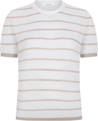 Max Mara Femme, Pulls, Multicolore, Taille: 42 FR Mxpfavetta Pull en Cachemire et Soie Tricot&eacute;