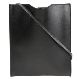 Herm&egrave;s Pre-owned Cuir sacs-ports-paule - Femme - Pre-owned - Noir - Taille: ONE Size