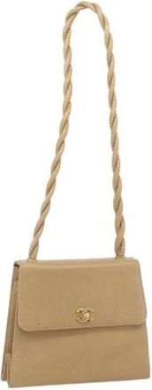 Chanel Sac bandouli&egrave;re vintage Pre-owned - Femme - Pre-owned - Beige - Taille: ONE Size