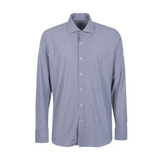Sonrisa Gestreiftes Hemd - - Shirts - Herren - Blau - 3XL