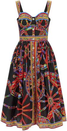 Dolce & Gabbana Robe Au Genou - Multicolore