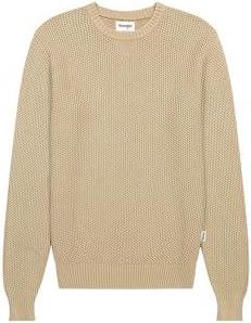 Wrangler Crewneck Sweater Shirt, Timberwolf, XXL Homme