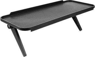 BESTONZON Healeved Tv Regalbox Desktop Organizer aus Robustem Kunststoff Klappbares Bildschirmregal mit Gro&szlig;er Ablagefl&auml;che 31x12cm f&uuml;r Schreibtisch Kabelmanage