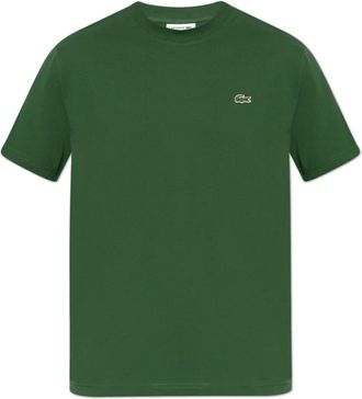 Lacoste Homme, Tops, Vert, Taille: 3XL T-shirt avec Logo Patch