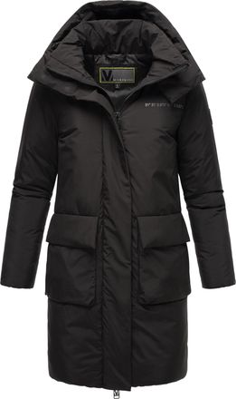 Marikoo Damen Winterjacke mit Magnetverschluss & Kapuze - Nanami