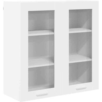 vidaXL vidaXL Armoire suspendue Blanc 80 x 31 x 80 cm Bois ding&eacute;nierie