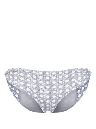 Marysia Swim bas de bikini Venice &agrave; imprim&eacute; graphique - Blanc