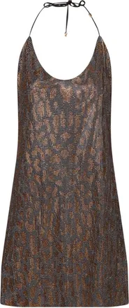 Roberto Cavalli Femme, Robes, Multicolore, Taille: 38 FR Robe &agrave; strass
