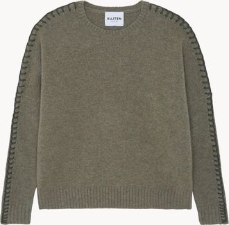 Kujten Pull cachemire oversize col rond - Pull Amea