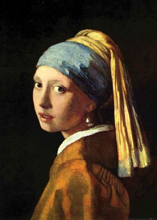 1art1 Johannes Vermeer Poster Das M&auml;dchen Mit Dem Perlenohrring, 1665 Kunstdruck Bild 70x50 cm