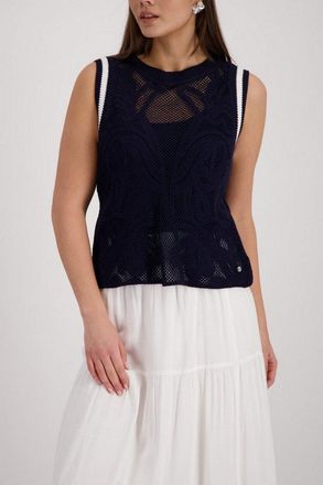 Monari Wollpullover Pullover marine