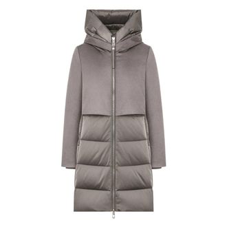 Duno Ballon X Langer Daunenmantel - - Jackets - Damen - Grau - M