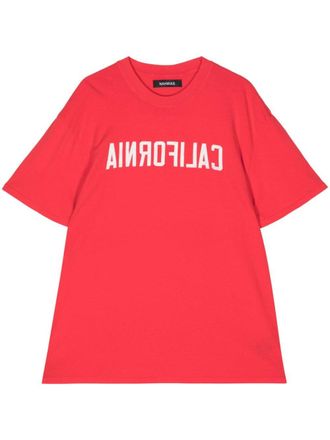 Nahmias t-shirt à imprimé California - Rouge