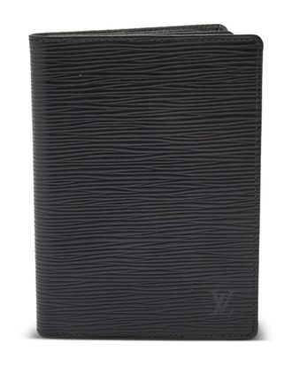 Louis Vuitton porte-cartes en cuir - Noir