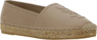 Saint Laurent Lambskin Espadrilles - Beige