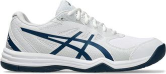 Asics Homme Court Slide 3 Sneaker, Blanc/Bleu MAKO, 37.5 EU