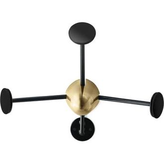 GUBI Portemanteau mural Matégot - Noir - Laiton - Designer Mathieu Matégot