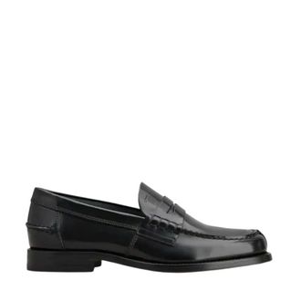 Tod's Schwarze Mokassin Leder Flache Schuhe - - Shoes - Herren - Schwarzk - 44 EU