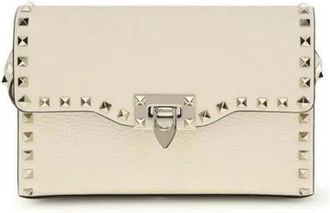 Valentino Garavani Femme, Sacs, Beige, Taille: ONE Size Bos Taurus Shoulder Bag