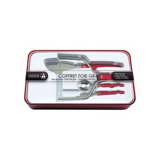 Laguiole Tb Acidule Box 4-teiliges Foie Gras Set, Edelstahl, Mehrfarbig, Einheitsgr&ouml;&szlig;e
