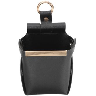 Angoily Wandh&auml;ngetasche aus PU Leder Abnehmbare Aufbewahrungstasche mit Metallring T&uuml;rh&auml;nger f&uuml;r Badezimmer und Schlafzimmer Faltbarer Organizer f&uuml;r Kosmetik 