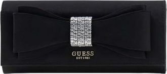 Guess pochette sac &agrave; &eacute;paule Elsie Mini Clutch Black noir