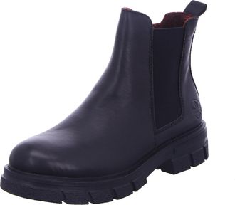 Rieker Boots Stiefel Damen Z9150-00 Leder-Mix in schwarz