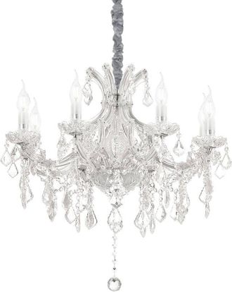 Ideal Lux Napoleon - 8 Licht Pendelleuchte Chrom - Ideal Lux