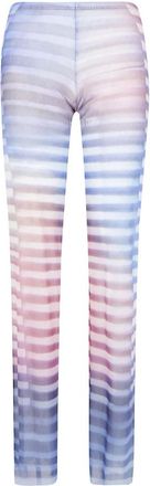 Jean Paul Gaultier Femme, Sous-v&ecirc;tements, Multicolore, Taille: 36 FR Pantalon Ray&eacute; en Maille