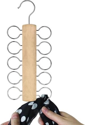 Generico Haken f&uuml;r Schrankt&uuml;cher, rutschfest, Krawattenhalter, platzsparend, f&uuml;r T&uuml;cher, Krawatten, Handt&uuml;cher, G&uuml;rtel, Dusche, K&uuml;che, Schlafzimmer, B&uuml;ro und