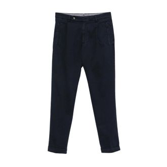 Berwick 1707 Homme, Pantalons, Bleu, Taille: 2XL Slim-fit Pantalons