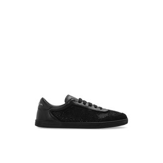 Dolce & Gabbana Femme, Chaussures, Noir, Taille: 37 1/2 EU Chaussures de sport orn&eacute;es de cristaux scintillants