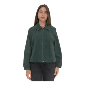 Max Mara Zuppa Kurze Harrington Jacke - - Jackets - Damen - Gr&uuml;n - L