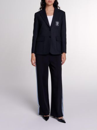 Maje Veste De Tailleur - Noir - Taille 42 - Maje