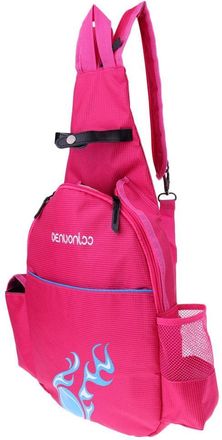 Hellery wasserdichte Tennisschl&auml;ger Rucksack Tasche Badminton Rucksack Sporttasche - Rose Rot