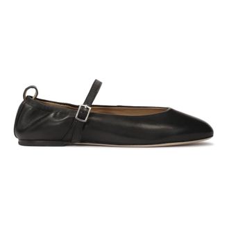 Kazar Schwarze Lederballerinas mit Schnalle - - Shoes - Damen - Schwarzk - 40 EU