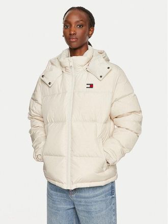 Tommy Jeans Daunenjacke Alaska DW0DW18610 Beige Regular Fit
