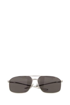 Balenciaga Womens Silver Metal Monday Sunglasses Black Occhiali Da Sole