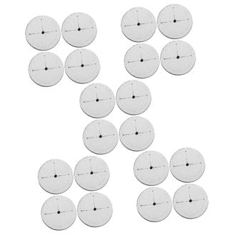 Cabilock 20st&uuml;cke Sublimationsuntersetzer F&uuml;r Weingl&auml;ser DIY Thermotransfer Tassenmatten Runde rutschfeste Untersetzer F&uuml;r Tisch Praktische Getr&auml;nkeunterlagen