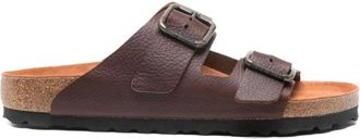 Birkenstock Homme, Chaussures, Brun, Taille: 45 EU Sandales en cuir Arizona &agrave; deux brides